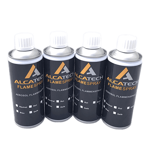 4 x flame spray aerosol for flame projector – Alcatech